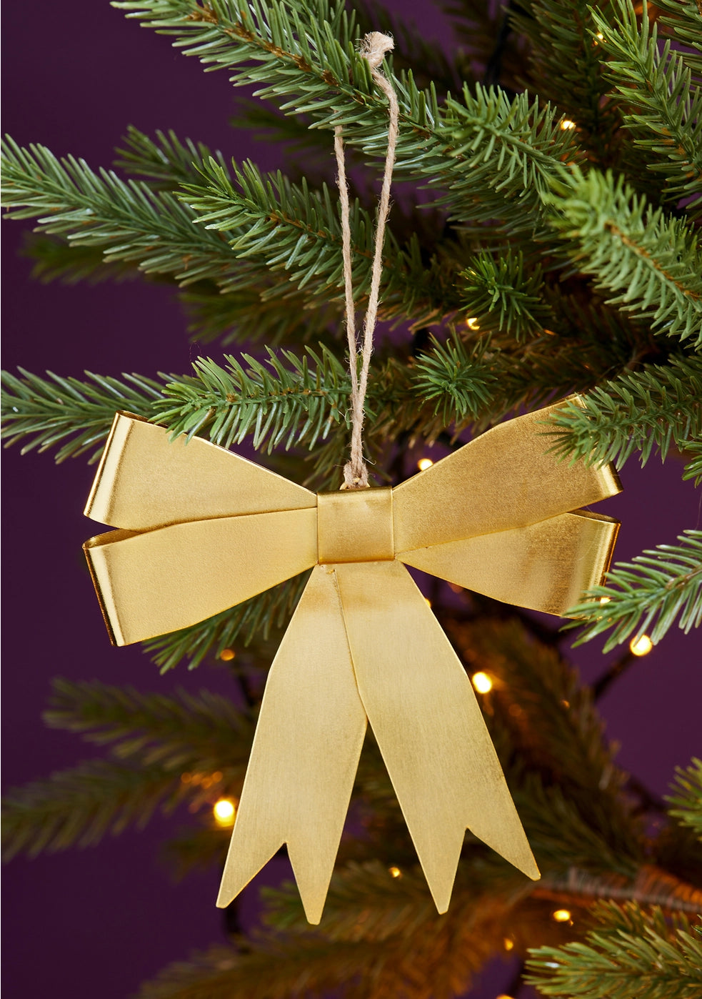 Metal Bow Hanging Decoration – Hooray Party Box